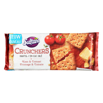 Sultana Crunchers cheese tomato 175g - Hollandforyou